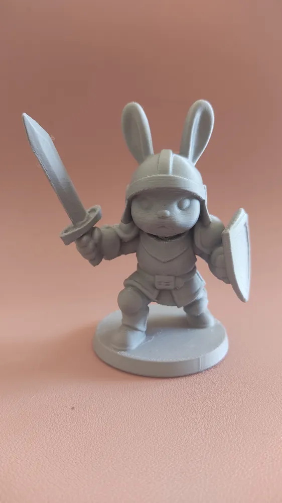 Medieval Warrior Rabbit Figurine by PrintInBaby MakerWorld: Download ...