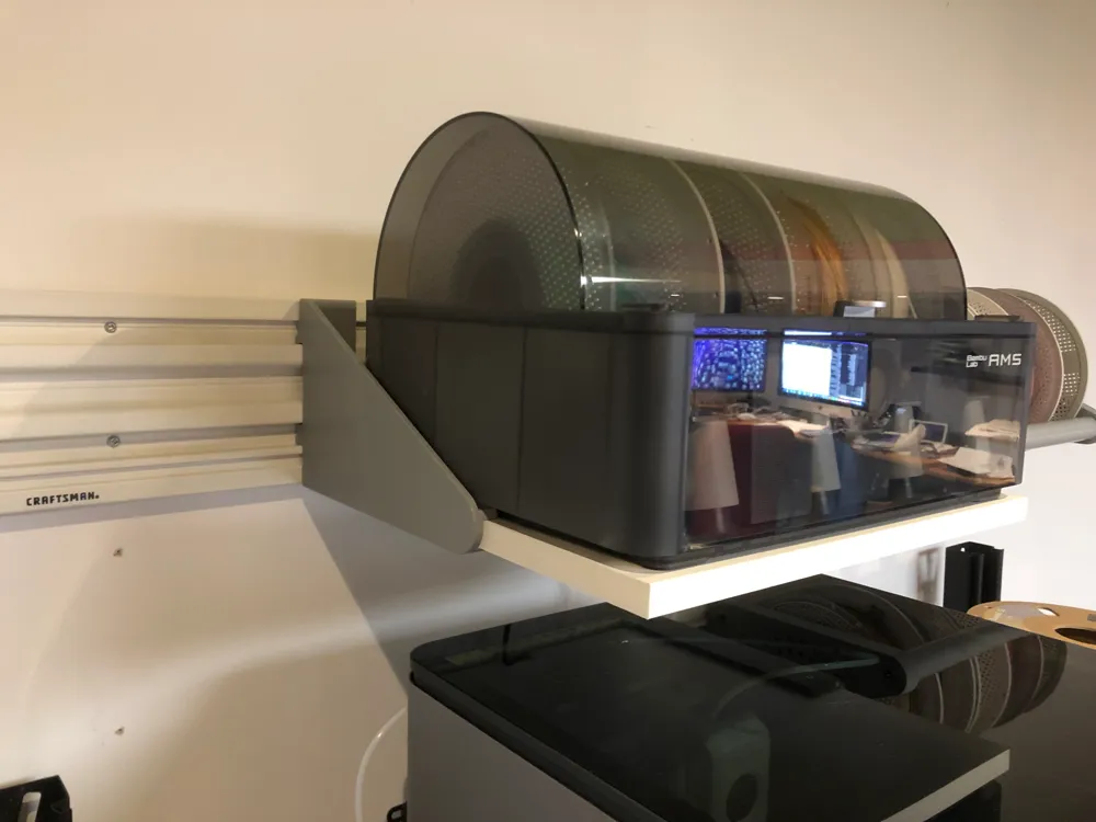 AMS shelf using Craftsman Versatrack system by Filament_of_imagination ...