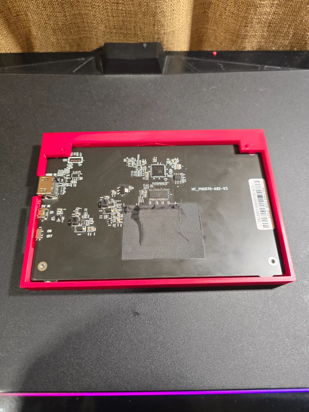 7 inch screen mount Generic Hamtysan raspberry Pi by HighlifeJamtoe ...