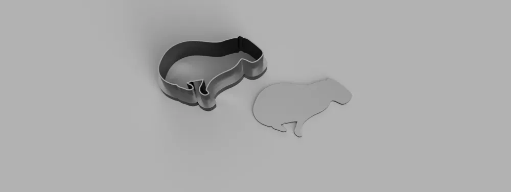 capybara cookie cutter by Voltar - MakerWorld