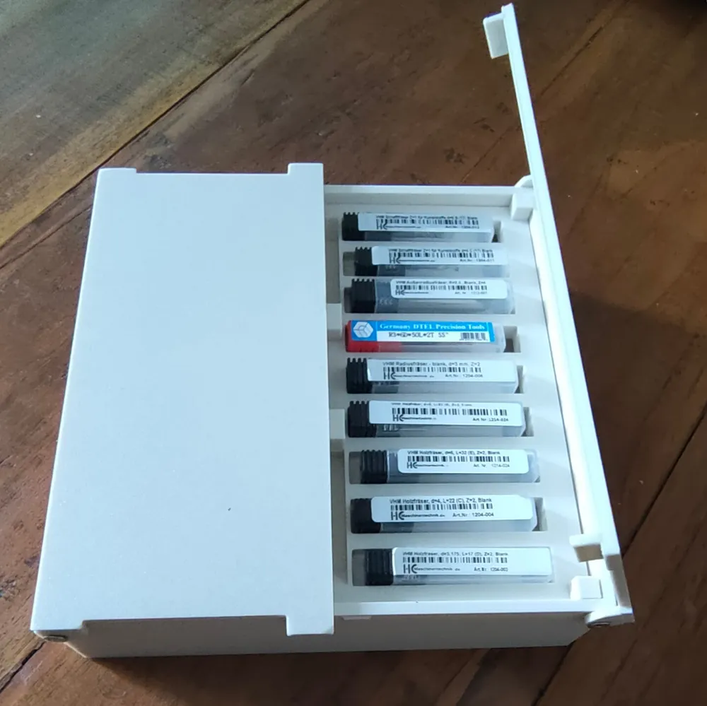 Organizer for CNC milling cutters with 3 inserts - Free 3D Print Model ...