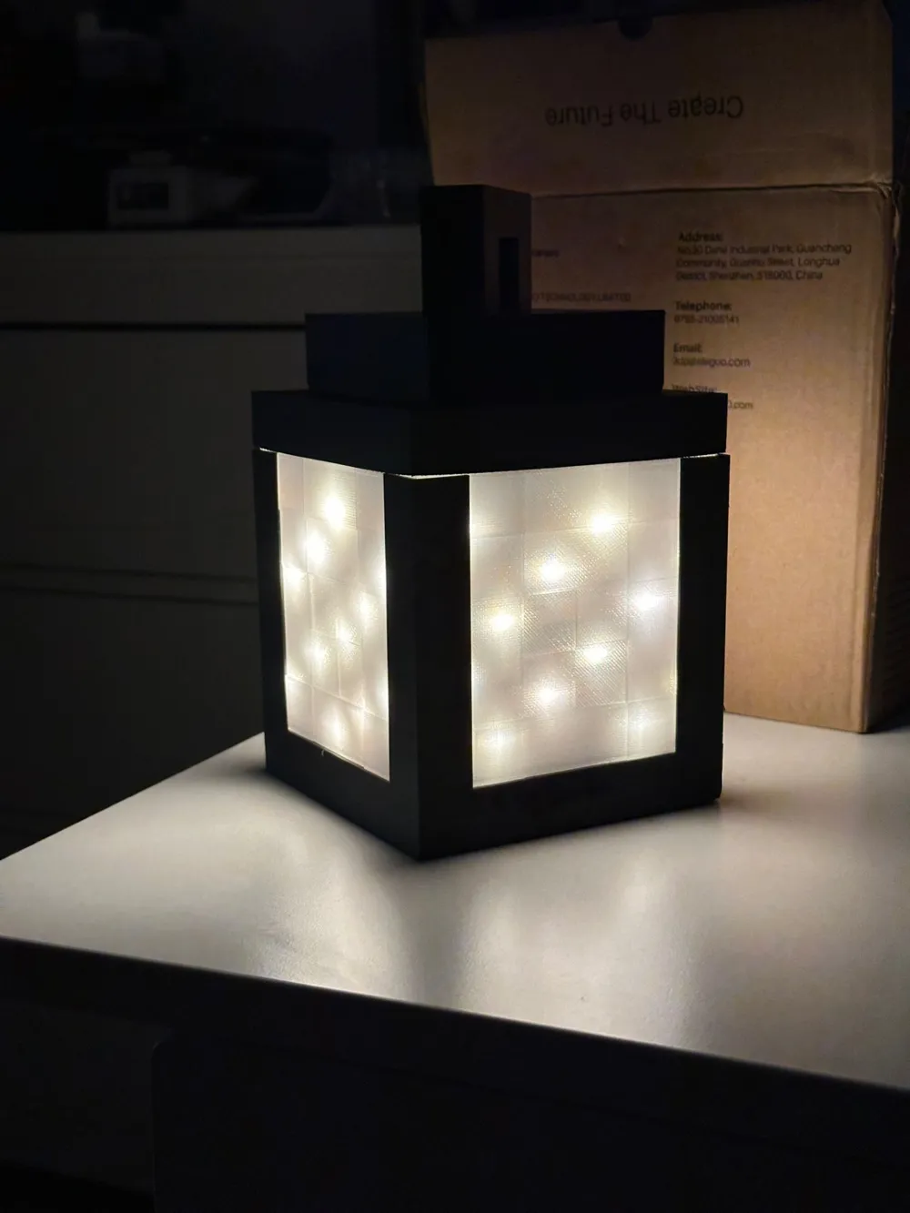 LED Minecraft lantern - Free 3D Print Model - MakerWorld