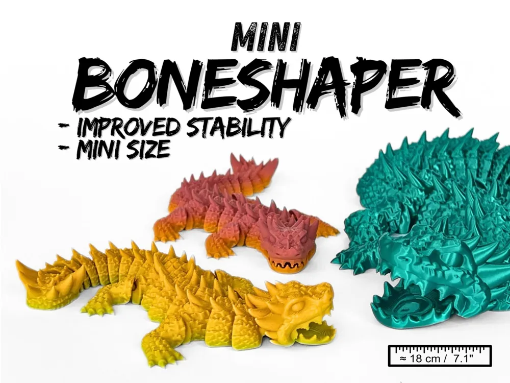 Mini Bone Shaper - Articulated Dragon by hollowmaker MakerWorld ...