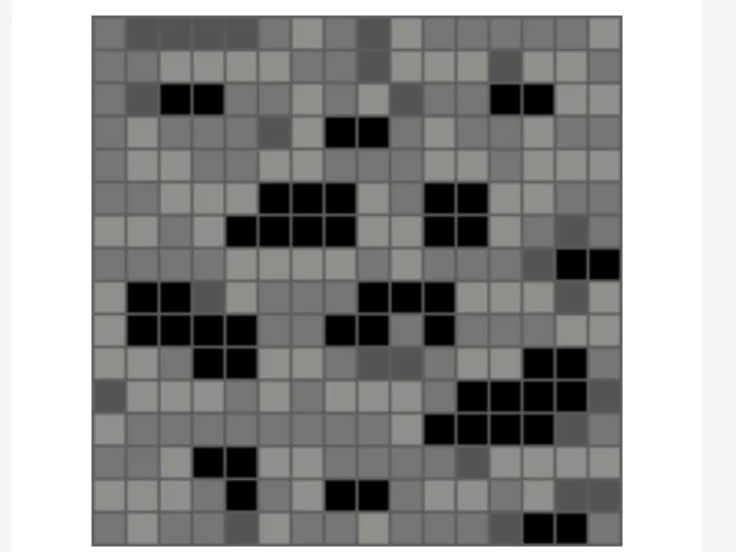 Pixel Puzzle Coal Ore from Minecraft 16x16 - Free 3D Print Model ...