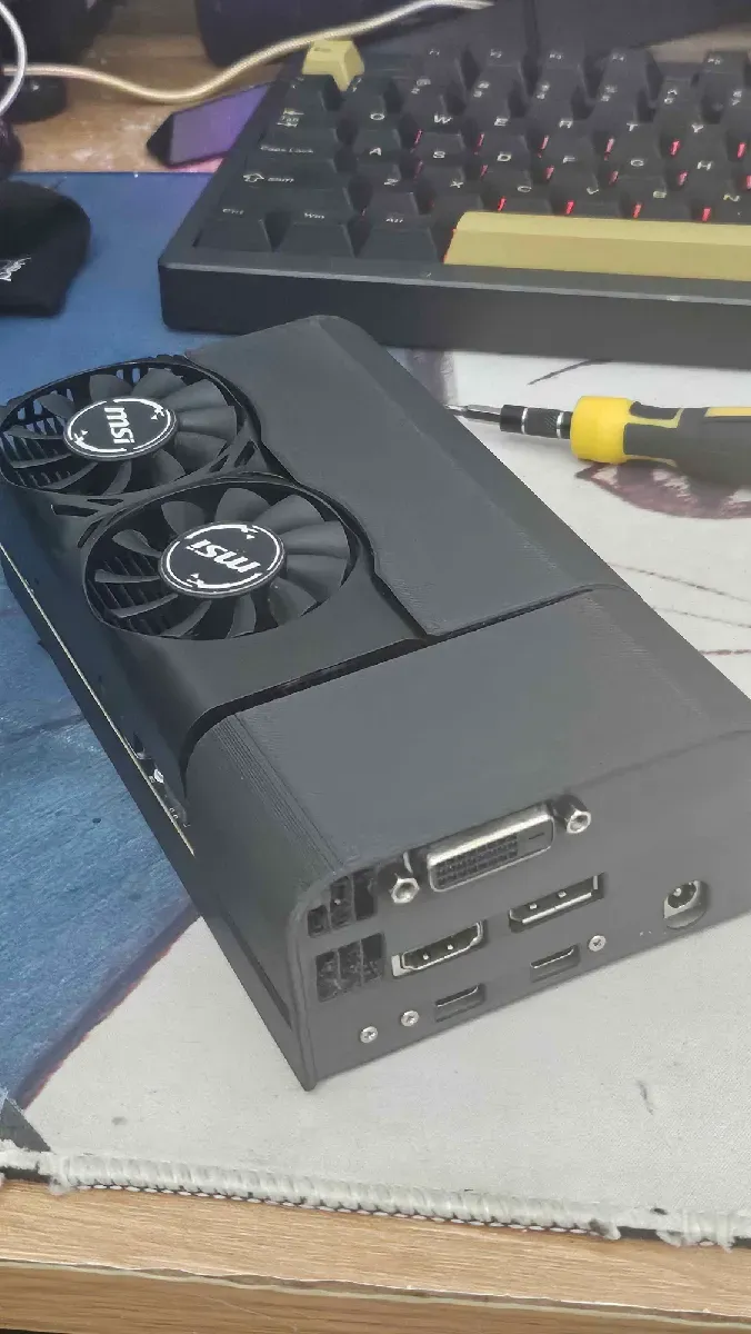 case for the MSI GTX 1050 paired with TH3P4 Lite by jacopo07 MakerWorld ...