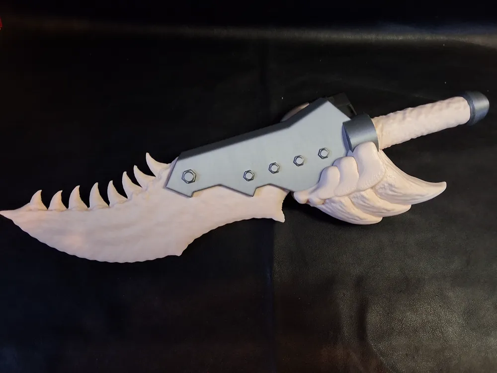 The Charnel Fang bone blade - Free 3D Print Model - MakerWorld