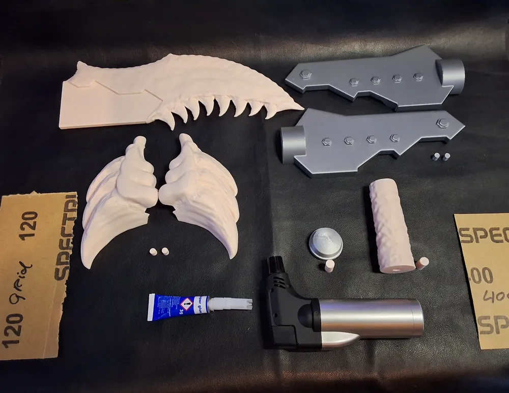 The Charnel Fang bone blade - Free 3D Print Model - MakerWorld