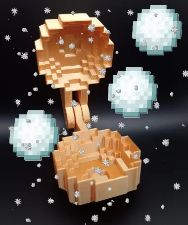 Minecraft Snowball Maker - Free 3D Print Model - MakerWorld