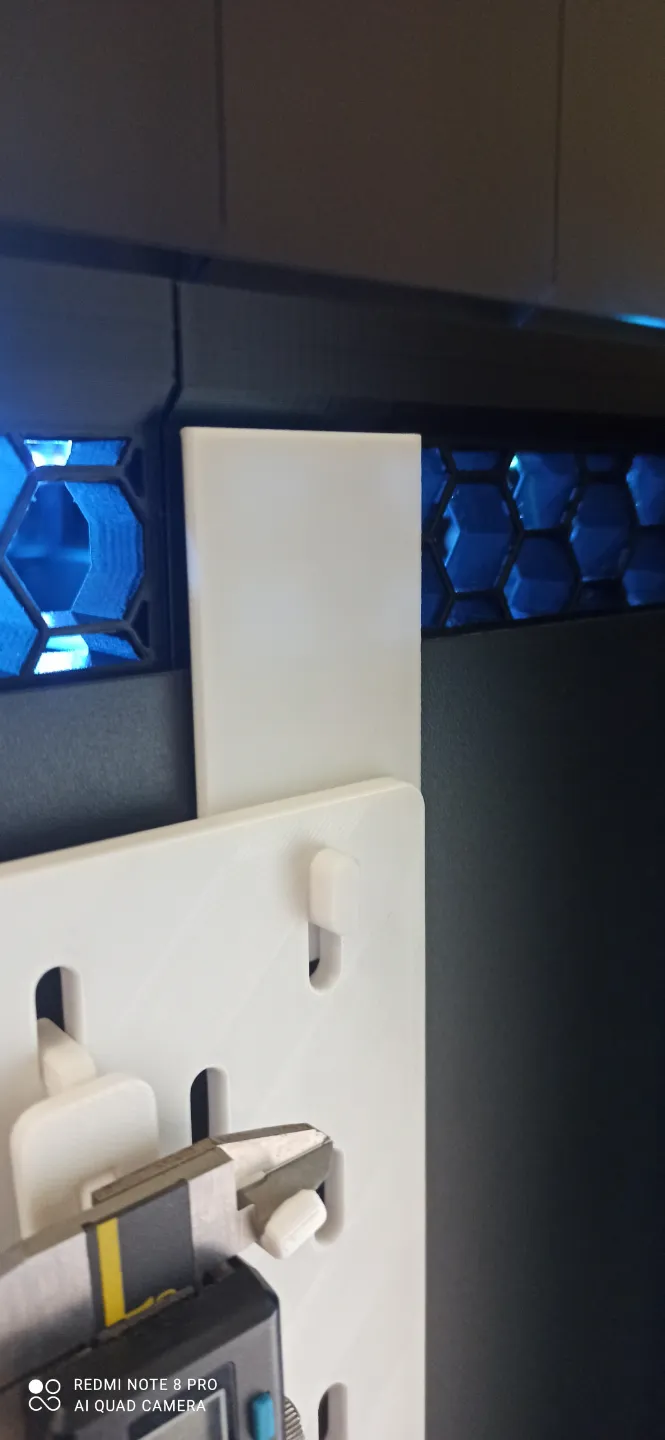 ikea skadis mount for riser hexagonal P1P,P1S,X1C by Dim3nsion3dmaker ...