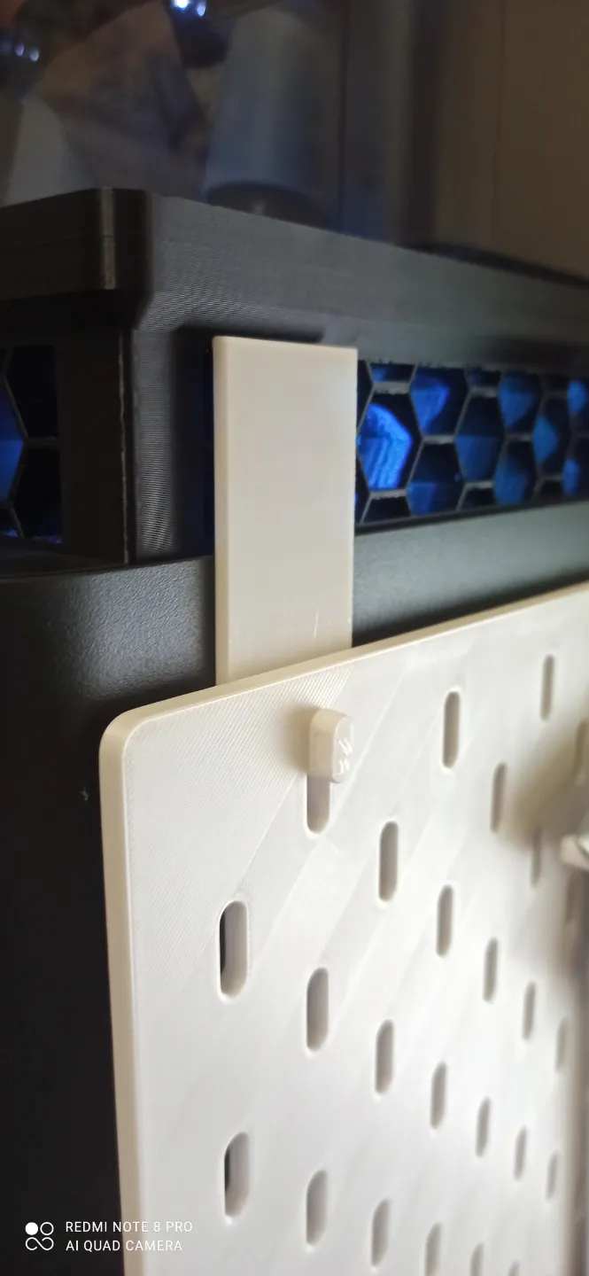 ikea skadis mount for riser hexagonal P1P,P1S,X1C by Dim3nsion3dmaker ...