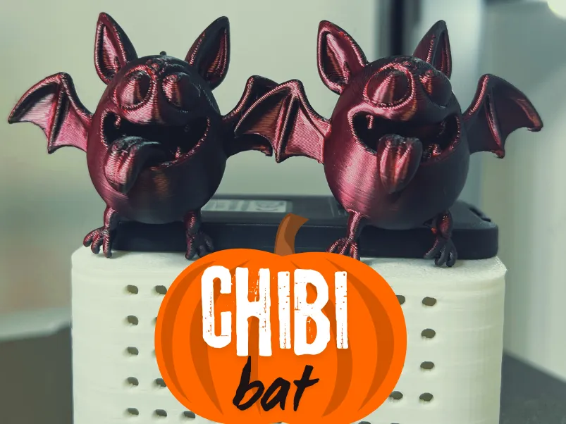 Silly Chibi Bat - Hanging Halloween Buddy by Tom0k455 MakerWorld ...