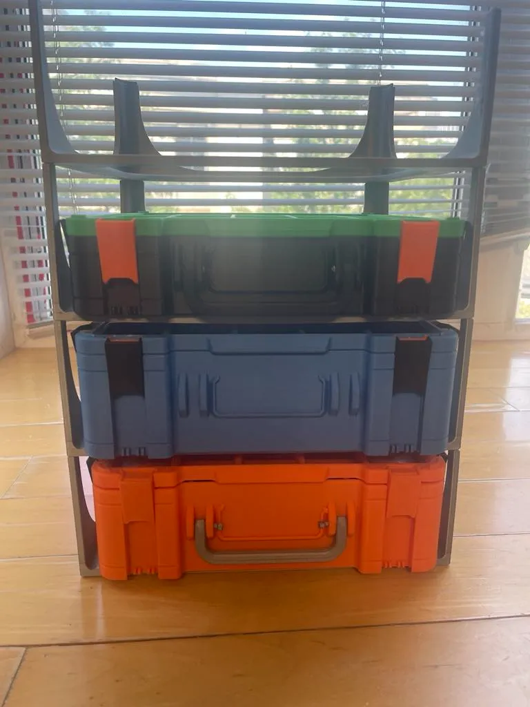 Gridfinity Storage Box shelf all in one parametric Remixed by ElCapitain MakerWorld: Download ...