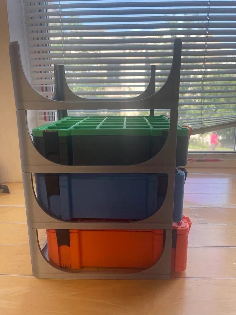 Gridfinity Storage Box shelf all in one parametric Remixed by ...