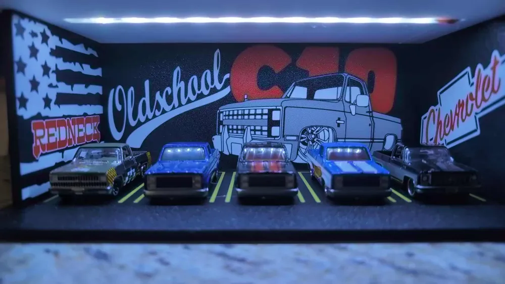 hotwheels garage c10 by Jayson Geoffroy MakerWorld: Download Free 3D Models