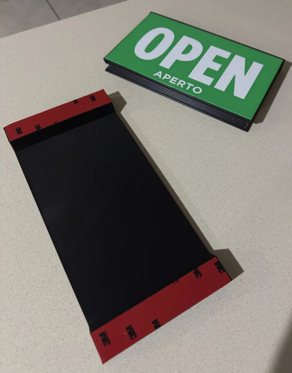 Open Closed Sign-Reversible Double Sided Customise by kingjamesbosca ...