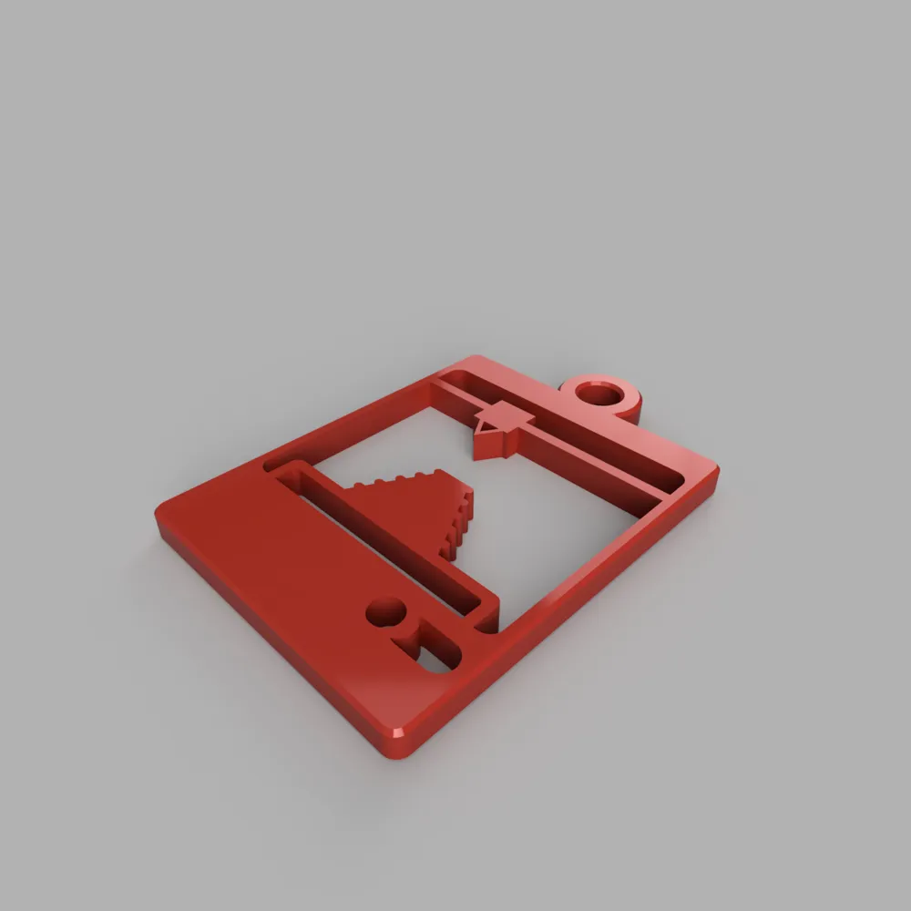 Keychain 3D Printer Keytag Print.tech 3D by print.tech3d - MakerWorld