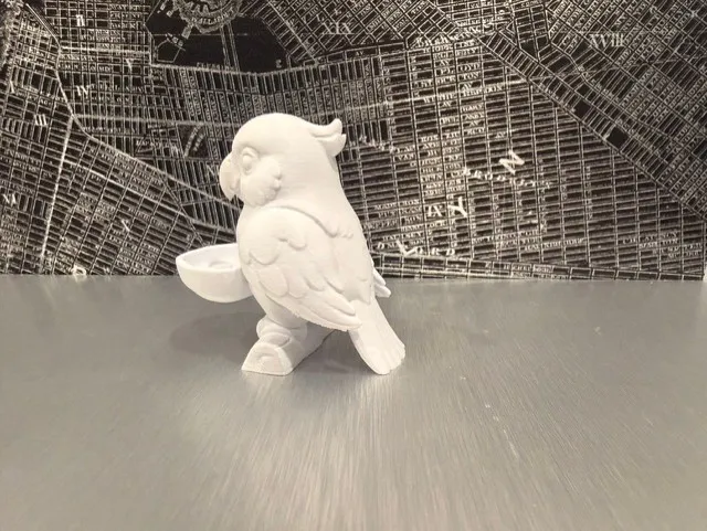 Parrot Perch Buddy – Desk Buddy Collection - Free 3D Print Model ...