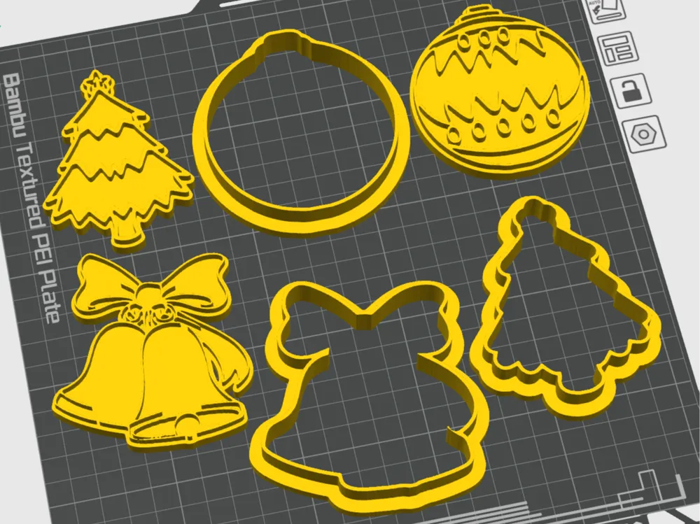 Christmas Cookie Cutters - Free 3D Print Model - MakerWorld