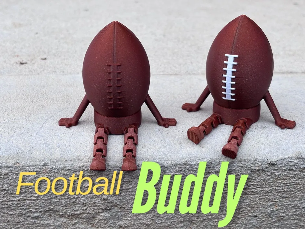Football with articulated legs by JB Custom Designs MakerWorld ...