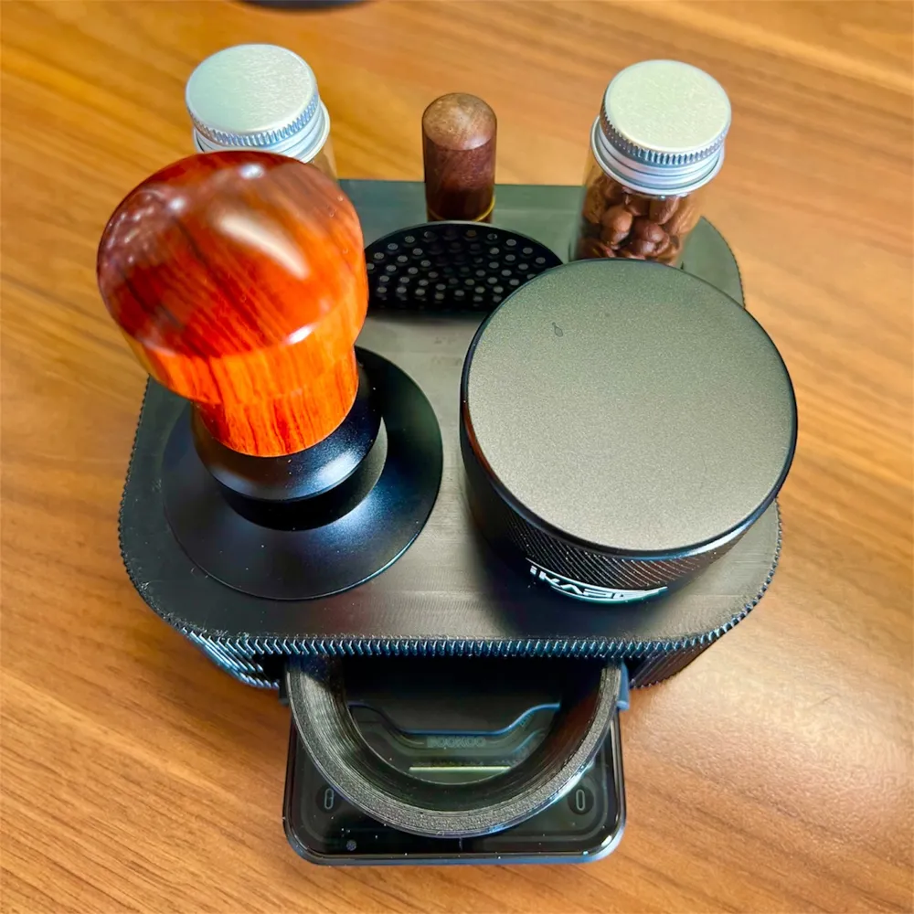 Barista Station for Tamper, Distributor & Accessories - Free 3D Print ...