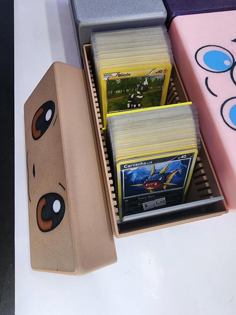 Trading Card Box Penny Sleeves - Pokemon Faces RMX Remixed by KITTYx ...