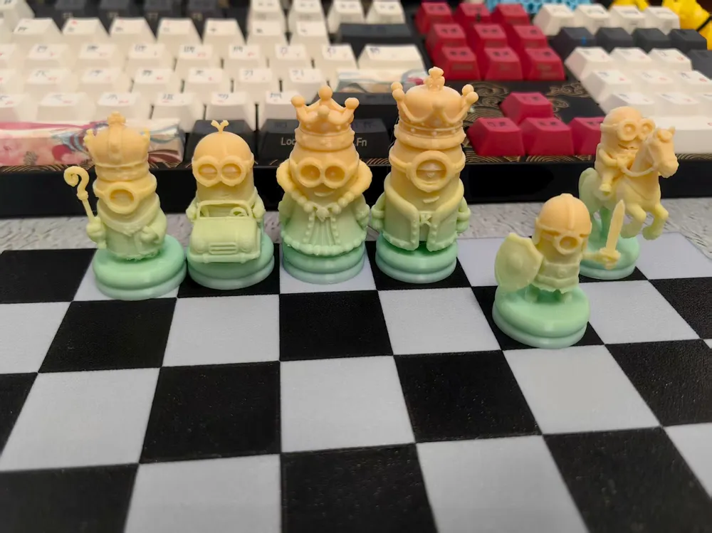 Minions Chess Edition - Free 3D Print Model - MakerWorld