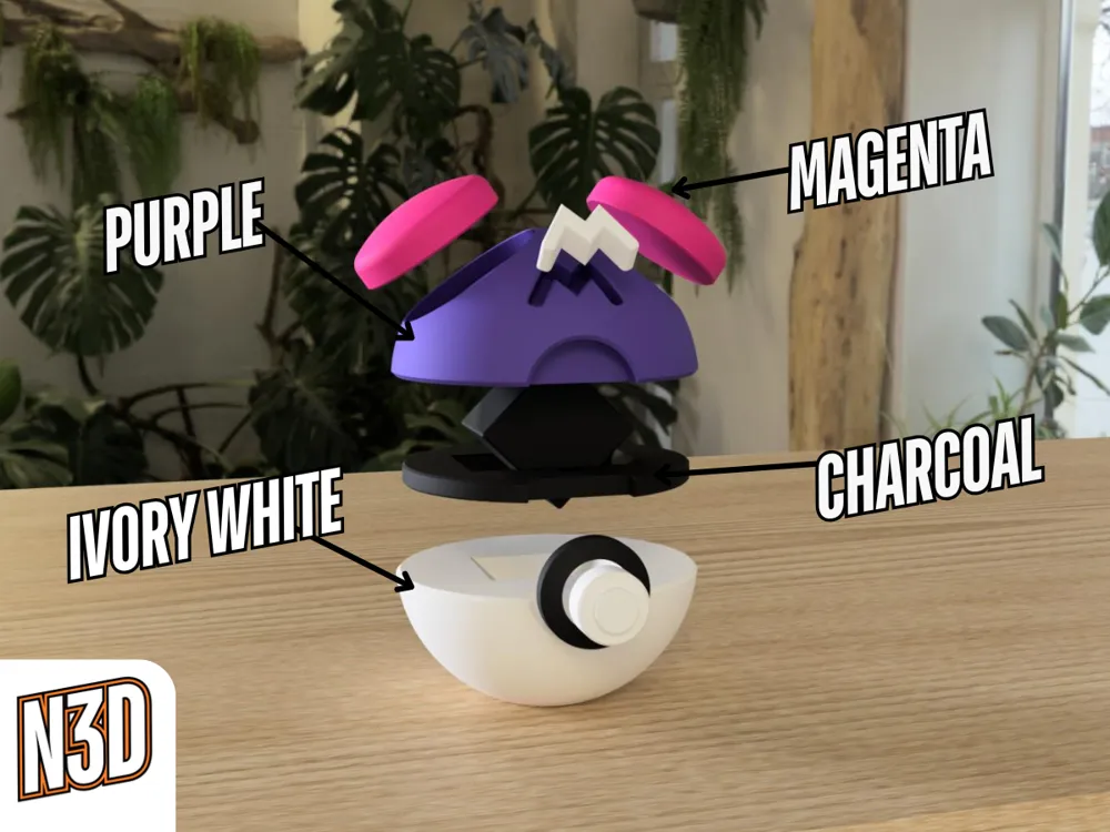Master Ball by N3D MakerWorld: Download Free 3D Models
