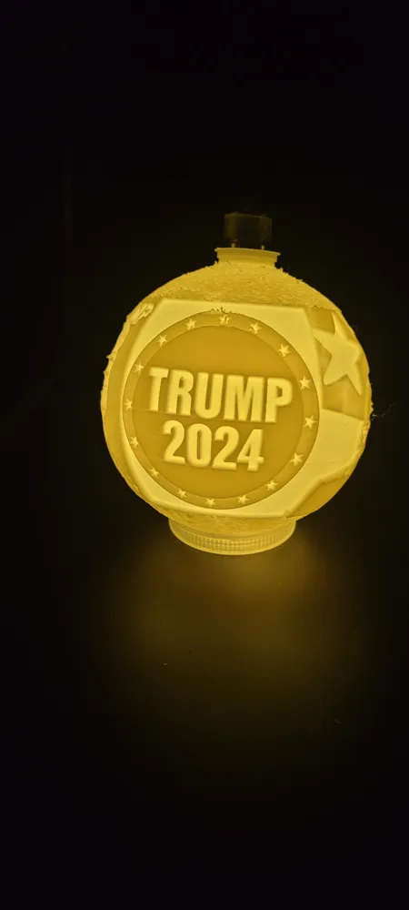 Trump Lithophane Christmas Ornament by Galactic Prints MakerWorld ...