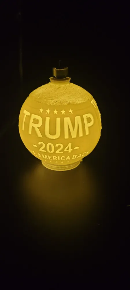 Trump Lithophane Christmas Ornament by Galactic Prints MakerWorld ...