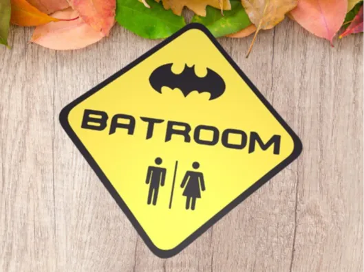 Bat Room Sign - Free 3D Print Model - MakerWorld