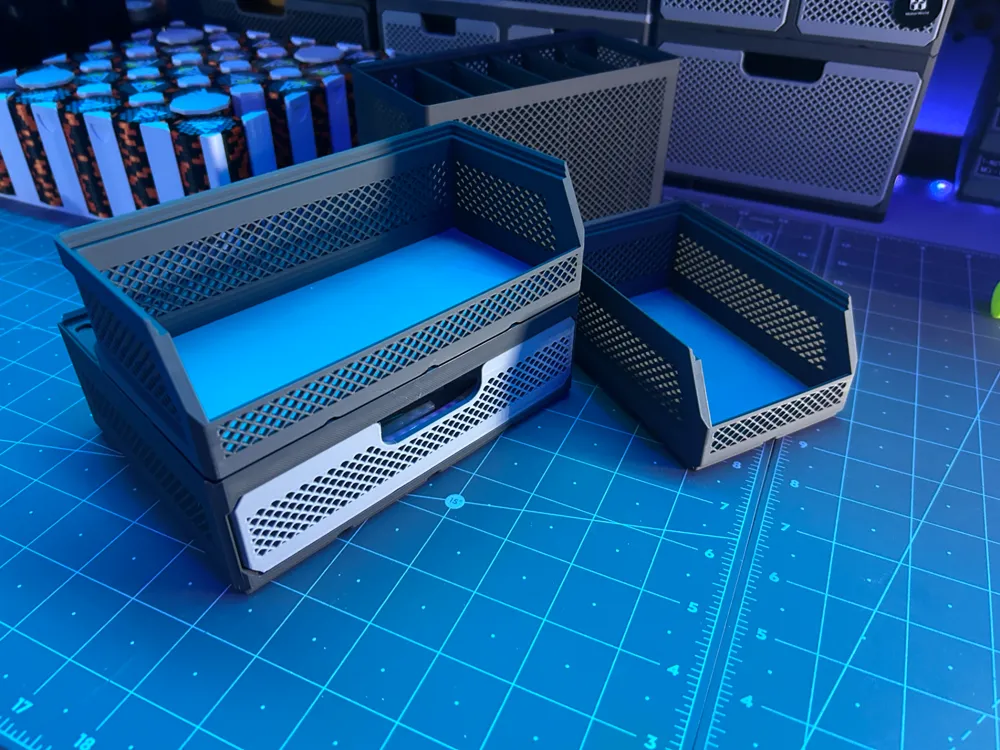 Rugged Stackers - Gridfinity Storage Bins by K2_Kevin MakerWorld: Download Free 3D Models
