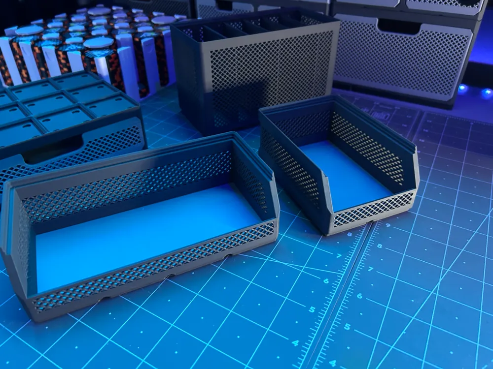 Rugged Stackers - Gridfinity Storage Bins by K2_Kevin MakerWorld: Download Free 3D Models