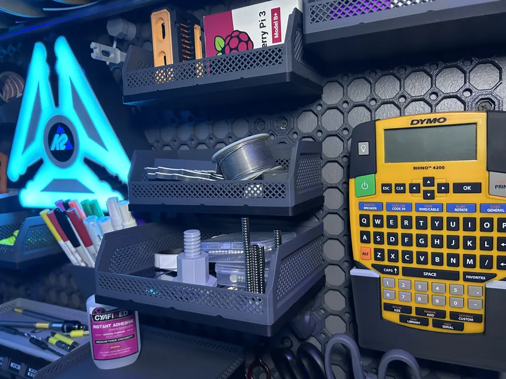 Rugged Stackers - Gridfinity Storage Bins by K2_Kevin MakerWorld: Download Free 3D Models