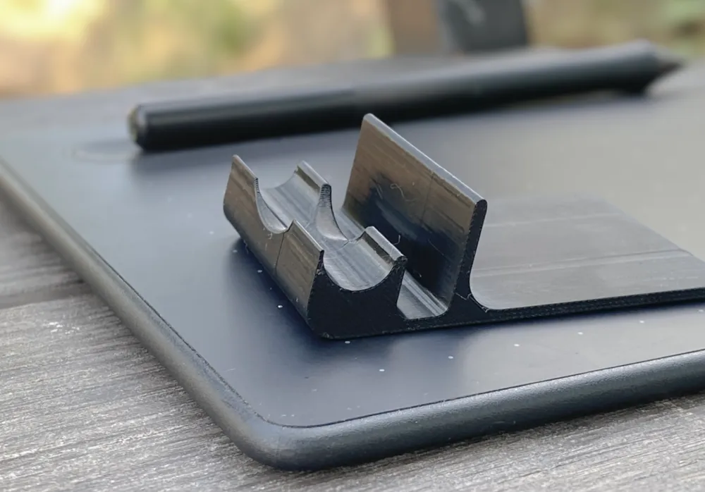 Wacom Intuos stand (Updated) - Free 3D Print Model - MakerWorld
