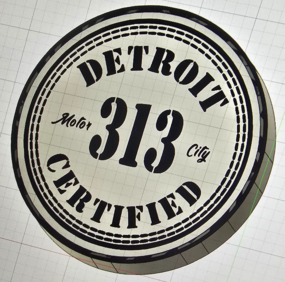 Detroit 313 light box by xrockinmarkyx - MakerWorld