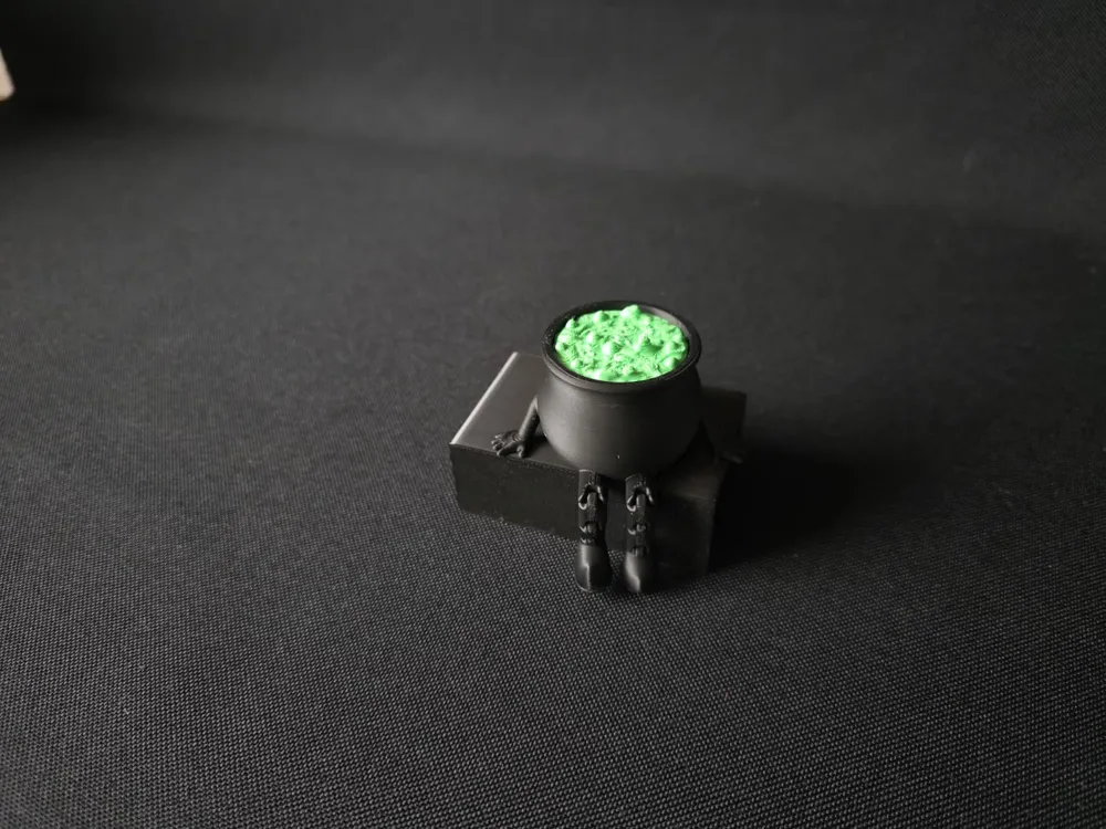 Halloween Witch Cauldron Buddy by Ireality MakerWorld: Download Free 3D Models