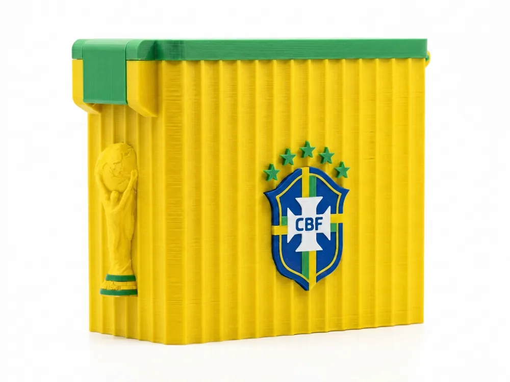 Sticker Box for 2026 World Cup Album CBF - Free 3D Print Model - MakerWorld