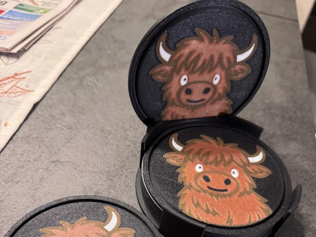 高地牛杯垫和整理器 来自 Patrick MakerWorld：免费下载 3D 模型