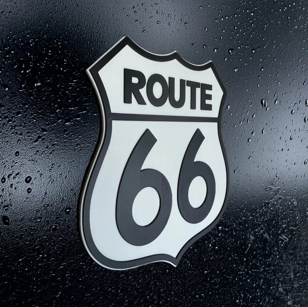 Route 66 Sign by Florida MakerWorld: Download Free 3D Models