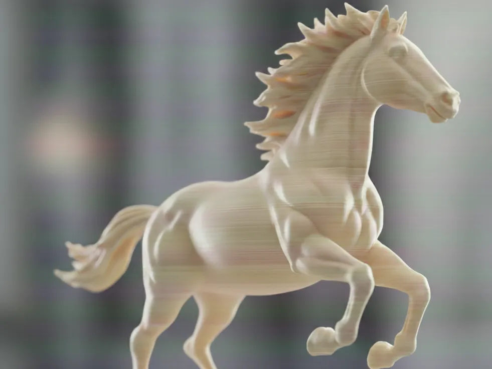 Horse standing on back legs - Free 3D Print Model - MakerWorld