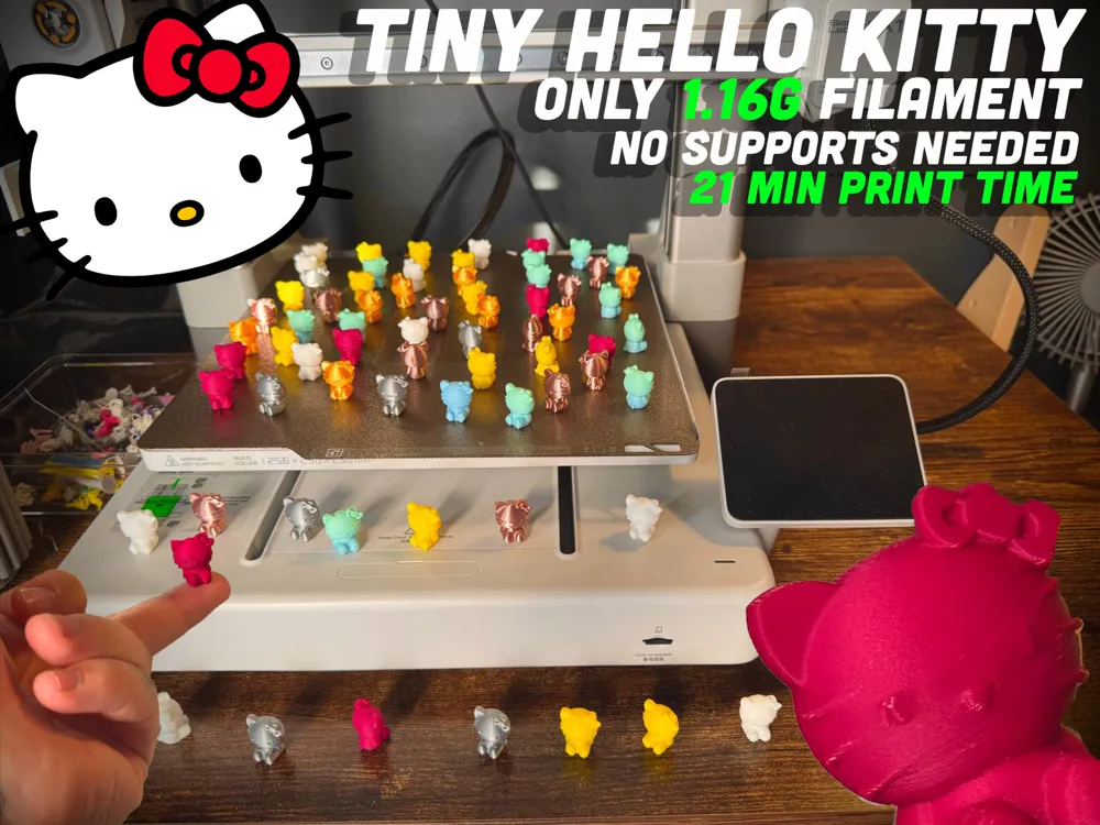 Tiny Hello Kitty – Cute, Classic & Collectible by SG3D MakerWorld ...