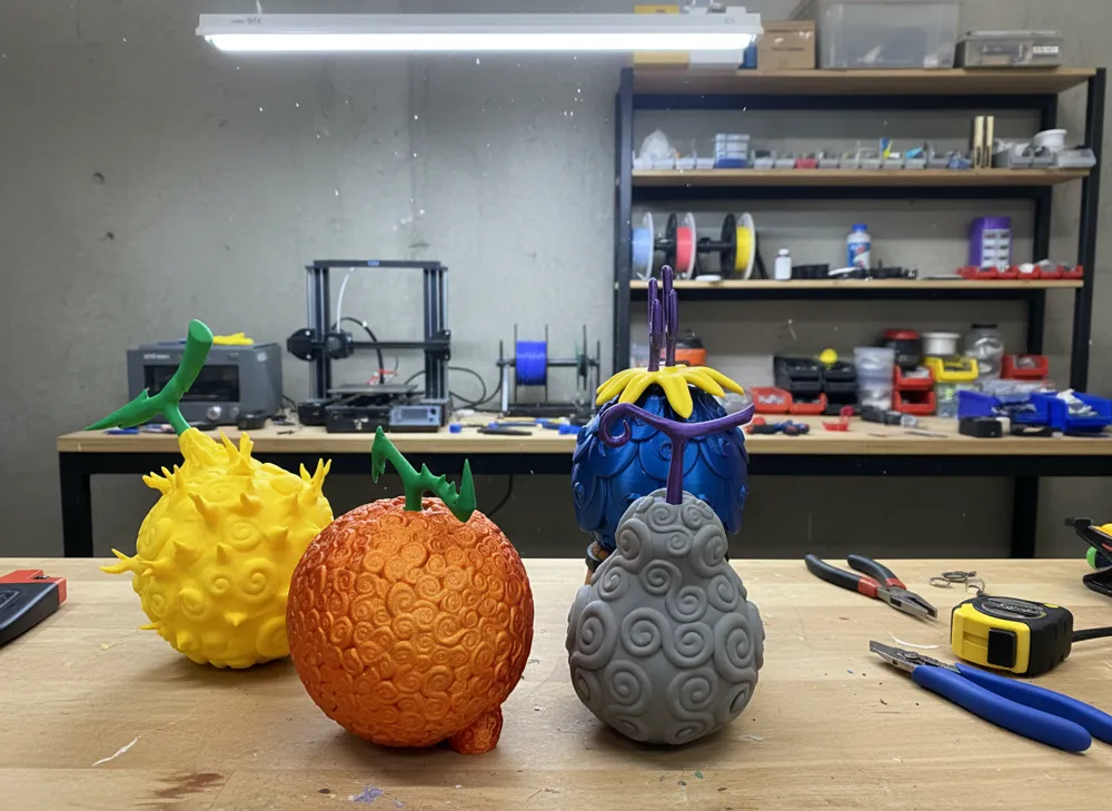 Goro Goro no Mi (Rumble-Rumble Fruit) - Free 3D Print Model - MakerWorld