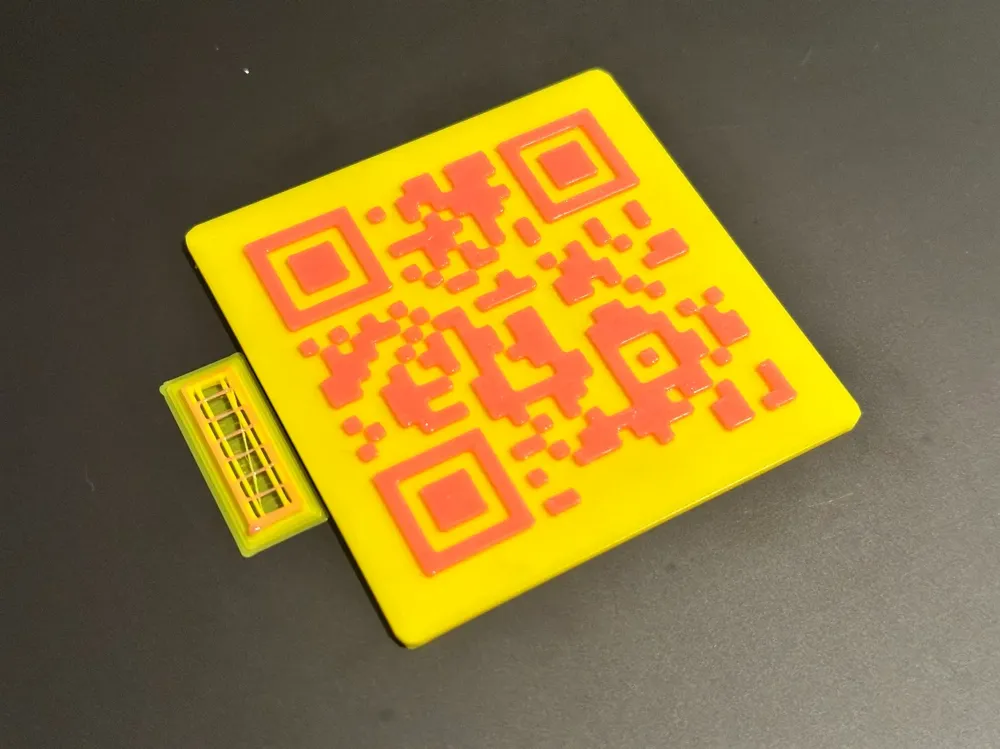 Código QR personalizable V3!! por Mike33D MakerWorld: Descarga Modelos ...