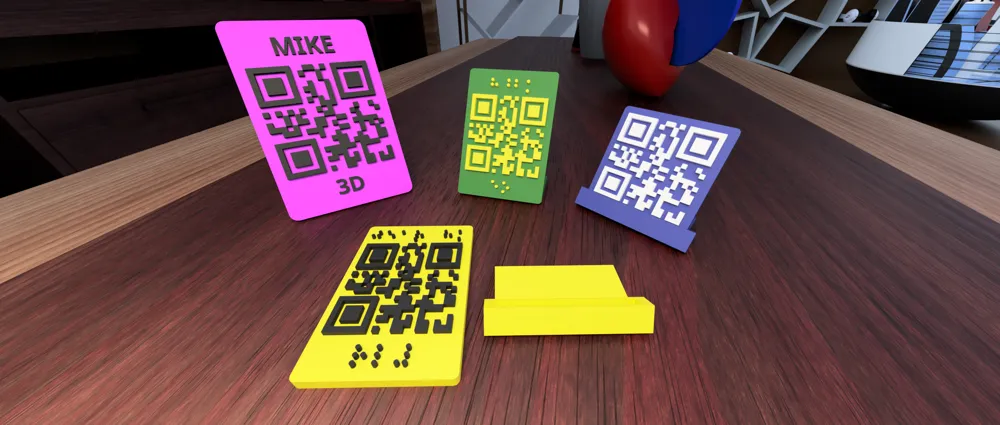 Customizable qr code V3.1!! - Free 3D Print Model - MakerWorld