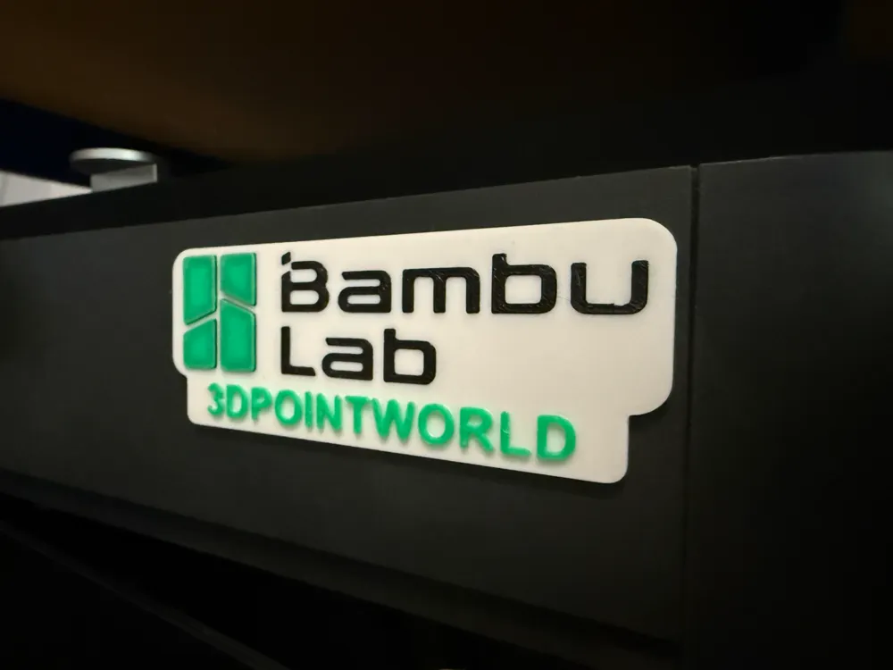 Bambu Lab Nameplate – Personalize with Your Logo - Free 3D Print Model ...