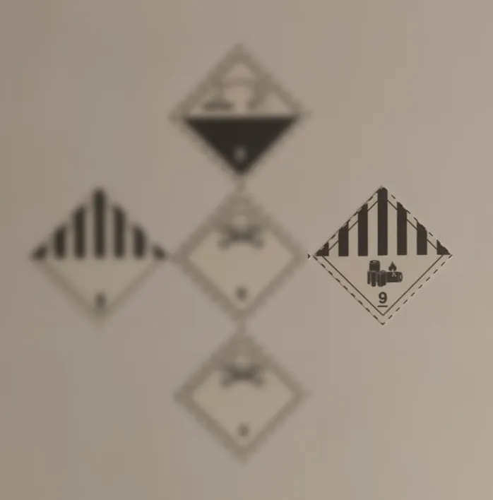Lithium batteries (Hazard pictograms) by RiTiSoNo - MakerWorld