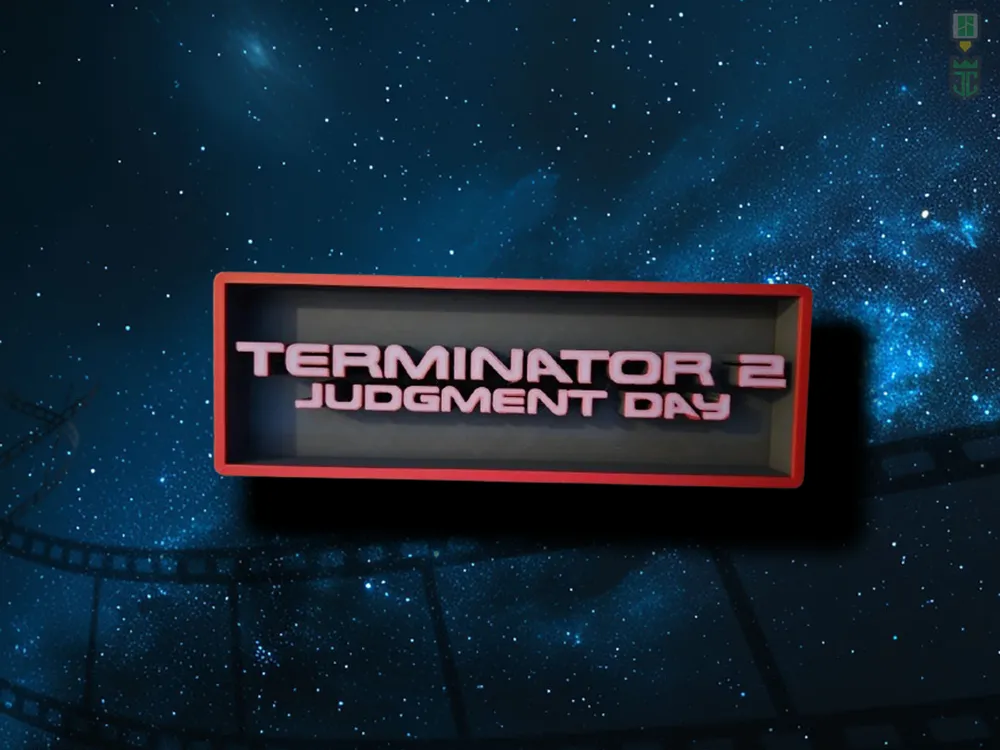 Large Terminator 2 T2 Movie Theater Room Sign Logo by Jaybro187 ...