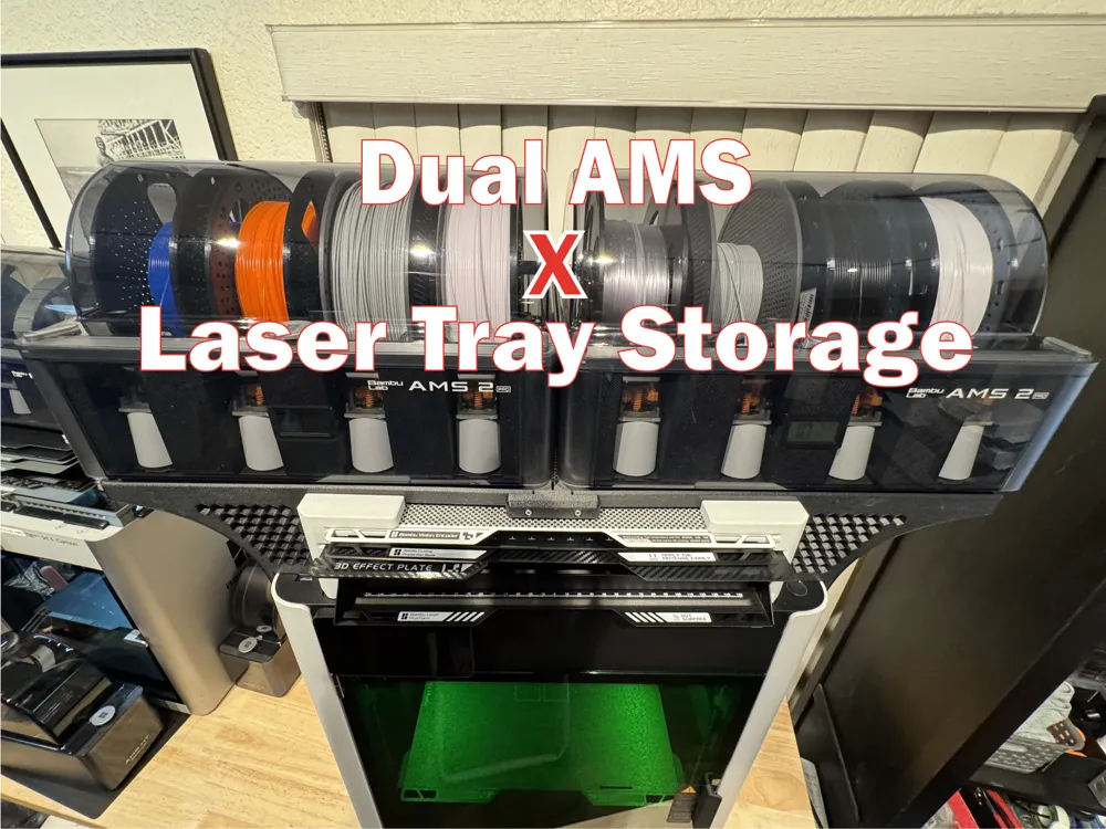 HKR MODULAR H2D BUILD PLATE STORAGE / AMS MOUNT by Hiro Koiso Racing ...