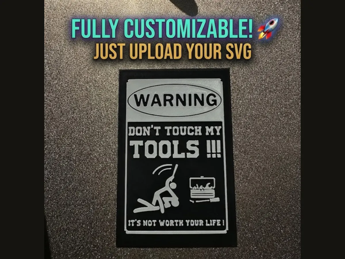 Custom SVG Sign Generator Pro - Free 3D Print Model - MakerWorld