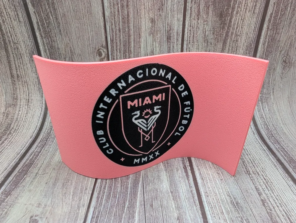 Inter Miami Flag / Plate by Sage Prints and Design - MakerWorld